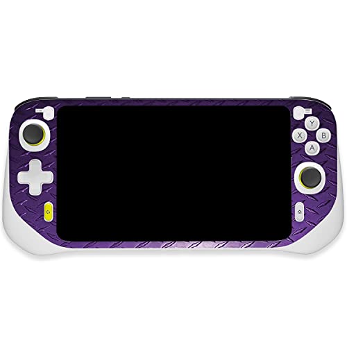 MightySkins Skin Compatible with Logitech G Cloud Gaming Handheld - Purple Diamond Plate | Protective, Durable, and Unique Vinyl Decal wrap Cover | Easy to Apply | Made in The USA