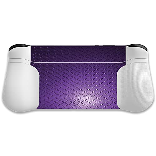 MightySkins Skin Compatible with Logitech G Cloud Gaming Handheld - Purple Diamond Plate | Protective, Durable, and Unique Vinyl Decal wrap Cover | Easy to Apply | Made in The USA