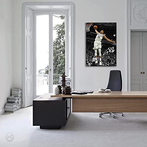 Mingki Giannis Antetokounmpo Poster, ''Greek Freak'' - Basketball Star Canvas Poster for Man Cave Office Home Decor, Basketball Wall Art Basketball Fan Memorabilia Sports Poster, 16"x24"-No Frame