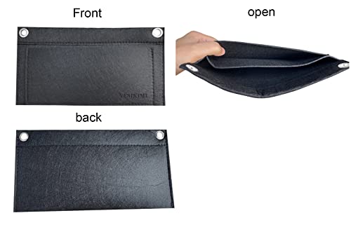 YESIKIMI UPTOWN Envelope Clutch Conversion Kit Premium Felt Inset With 120cm Chain