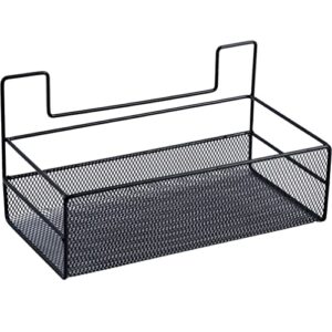 doitool storage shelves mesh wall floating shelves metal storage basket no drilling wall mounted shelf for bathroom laundry room bedroom living room kitchen and office 36x15cm bathroom decor