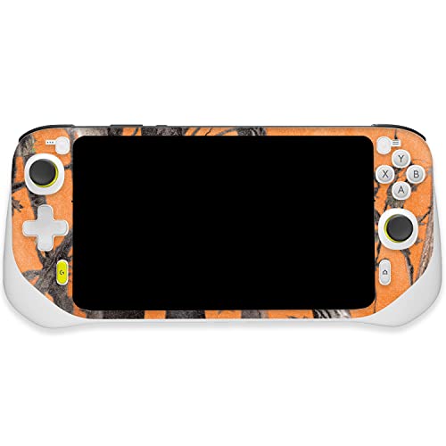 MightySkins Glossy Glitter Skin Compatible with Logitech G Cloud Gaming Handheld - Orange Camo | Protective, Durable High-Gloss Glitter Finish | Easy to Apply | Made in The USA