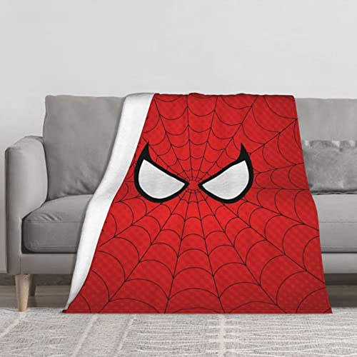 Superhero Spider Throw Blanket 60x50 Inches Soft Plush Blanket for Couch Car Bed