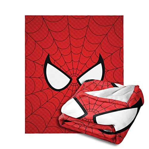 Superhero Spider Throw Blanket 60x50 Inches Soft Plush Blanket for Couch Car Bed