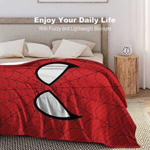 Superhero Spider Throw Blanket 60x50 Inches Soft Plush Blanket for Couch Car Bed