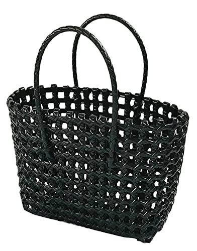 Straw Tote Bag Simply Hollow Woven Bohemian Handbag Large Beach Shopping Basket Bag