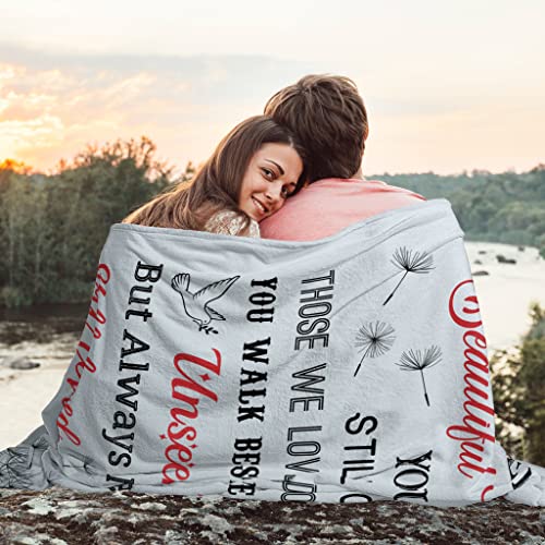 Bereavement Gifts Sympathy Gift Memorial Gifts for Loss of Mother Father Bereavement Gifts for Loss of Mother Husband Sympathy Gifts for Loss of Mom Dad Condolence Gifts Throw Blanket 60x50 Inch