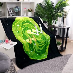 Novelty Cartoon Throw Blanket, Soft Flannel Blanket Warm Cozy Blanket Cozy Sofa Blanket Suitable for Sofa Office Traveling Camping Home