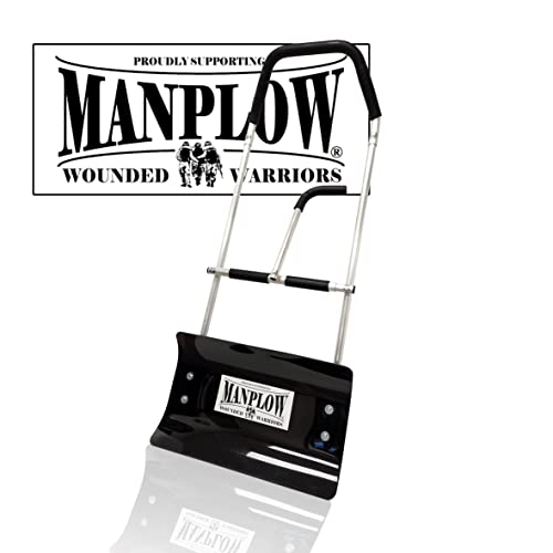 MANPLOW Special Release Winter Warrior 24” RevolutionX with Power U Handle and Throw Bar