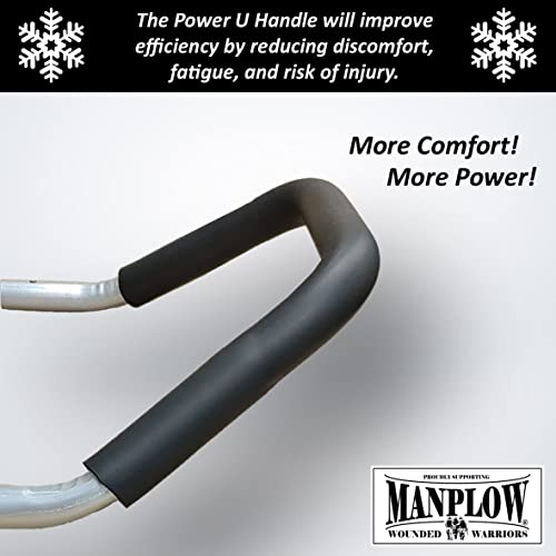 MANPLOW Special Release Winter Warrior 24” RevolutionX with Power U Handle and Throw Bar