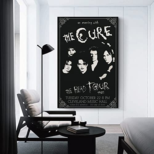 WEGRT THE CURE 1985 Canvas Posters Wall Art Decor Room Bedroom Decoration DAYOSIX Unframe:12x18inch(30x45cm)