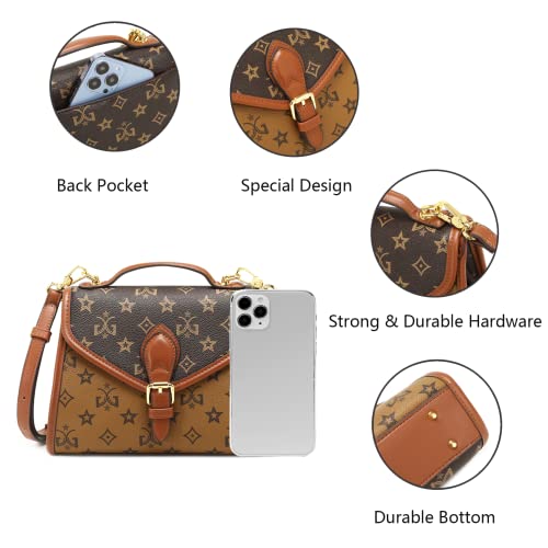 Top Handle Satchel for Women Designer Crossbody Bags Trendy Messenger Bag Classic Clutch Handbag for Ladies