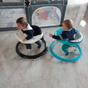 Foldable Baby Walker , The Oldschool Round Shape Baby Walker, Suitable for All terrains, Babies (6-18 Months)