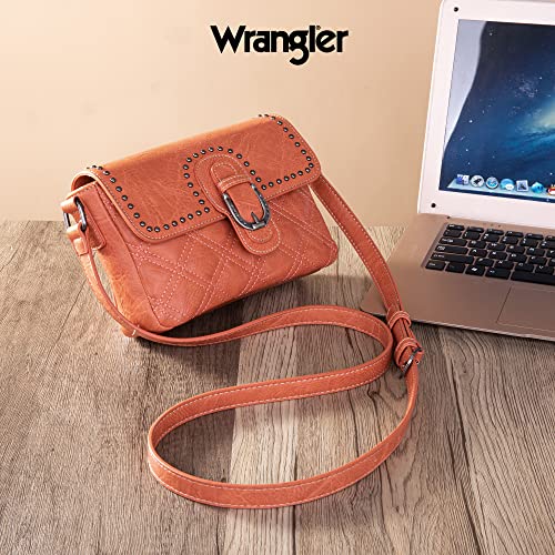 Wrangler Small Crossbody Bags for Women with Adjustable Shoulder Strap Ladies Small Western Purse