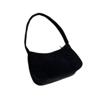 Fashion Corduroy Underarm Bag Casual Women Tote Shoulder Bag Clutch Purse Travel Handbag