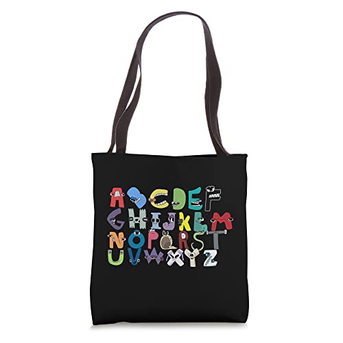 Emotion Letter ABCZ Costume Boys Matching Evil Alphabet Lore Tote Bag