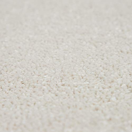 Paco Home Solid Area Rug in Cream Modern Plain Design, Size: 6'7" x 9'2"