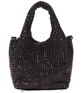 women rhinestones tote bag crystal hobo bag bling bling evening handbag stylish shiny clutch purse wedding party