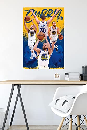 Trends International NBA Golden State Warriors - Stephen Curry 22 Wall Poster, Bedroom