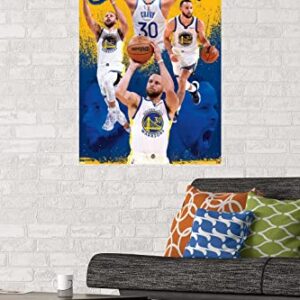 Trends International NBA Golden State Warriors - Stephen Curry 22 Wall Poster, Bedroom