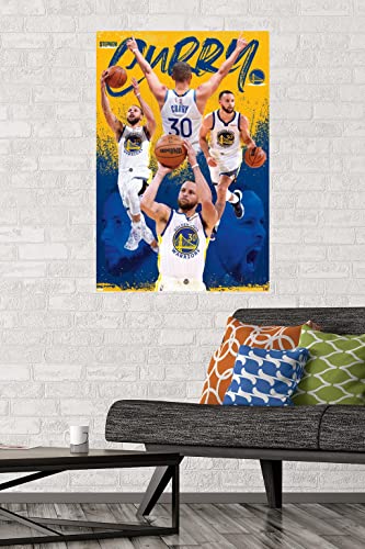 Trends International NBA Golden State Warriors - Stephen Curry 22 Wall Poster, Bedroom