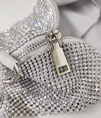 Rhinestone Purse, Evening Bag for Women, Sparkling Crystal Crossbody Bags for Party, Prom