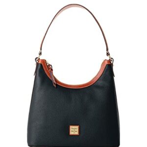 Dooney & Bourke Pebbled Leather Hobo Shoulder Bag (black)