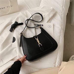 FVGWTVS Ladies Shoulder Bag Underarm Pu Messenger Bag Ladies Handbag Messenger Bag Fashion Bucket Bag