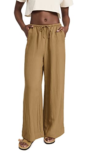 Z SUPPLY Women's Seashore Pants, Otter, Brown, XL