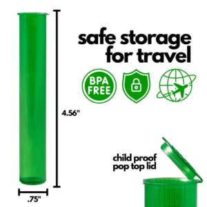 116mm Tube - Green 25 Pack