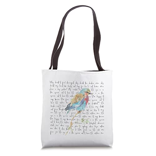 His Eye is on the Sparrow Tote Bag