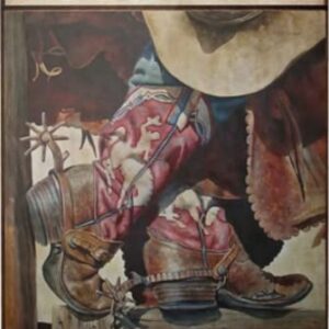 Cowgirl Give A Girl The Right Shoes And She Can Conquer The World Poster Wall Decor Metal Tin Sign Cowgirl Decor Wall Art Decoration 8x12 Inches