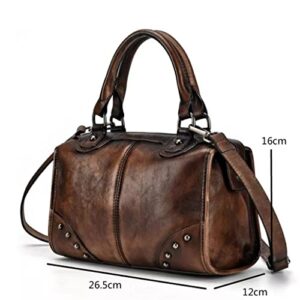 YDXNY Women's Retro Handbag Women's Bag Casual Large Capacity Women's Shoulder Bag (Color : D, Size