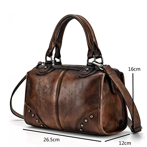 YDXNY Women's Retro Handbag Women's Bag Casual Large Capacity Women's Shoulder Bag (Color : D, Size