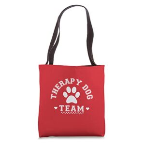 Therapy Dog Team Tote Bag