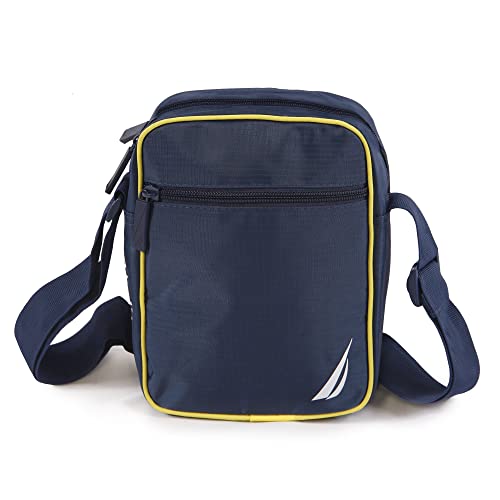 Nautica Unisex's Shoulder Bag, Navy Yellow