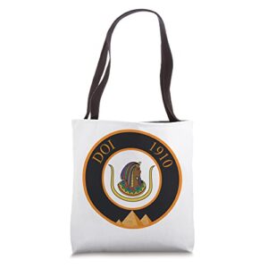 daughters of isis doi 1910 tee pha oes prince hall tote bag