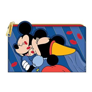 brave little tailor mickey and minnie mouse flap wallet