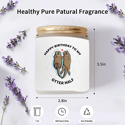 Birthday Gifts for Boyfriend Girlfriend -Boyfriend Birthday Gift Husband Birthday Gift Wife Birthday Gift Ideas Funny Birthday Gifts for Women-Birthday Gifts for Her -Lavender Candles(7oz)