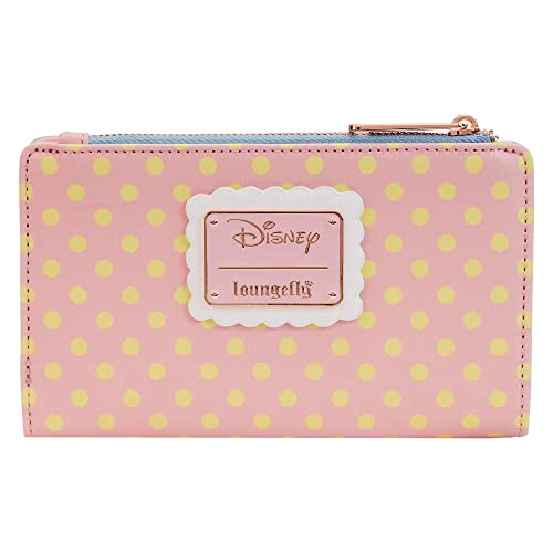 Minnie and Daisy Pastel Polka Dot Flap Wallet