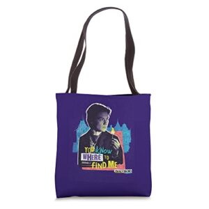 enola holmes – tewkesbury (louis partridge) – find me tote bag