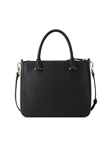 NINE WEST LUCIANNE Jet Set Satchel, Black