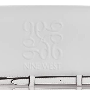 NINE WEST Emmaline Mini Crossbody Flap, Optic White