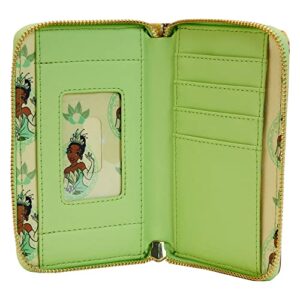 The Princess and the Frog Princess Scene Zip Around Wallet