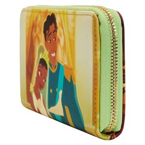 The Princess and the Frog Princess Scene Zip Around Wallet