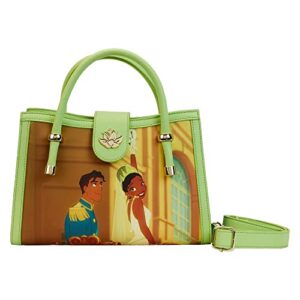 loungefly the princess and the frog princess scene crossbody bag