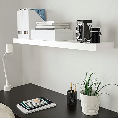 Lack Floating Shelf Wall Mounted Bookcase Storage Organizer White 43 1/4x10 1/4"