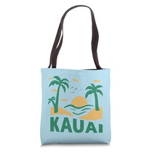 kauai hawaii summer vacation travel souvenir tote bag