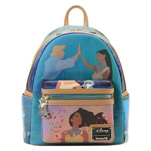 loungefly disney pocahontas princess scene double strap shoulder bag