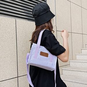 Tote Bag Women Cute Hobo Bag Satchel Bag Shoulder Bag Crossbody Bags Phone Purse Corduroy Small Tote Handbag 2023